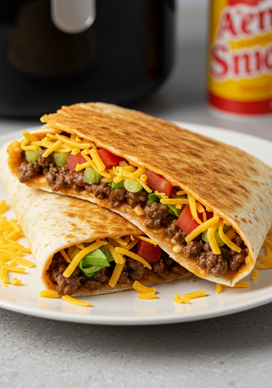 Air Fryer Crunchwrap Supreme