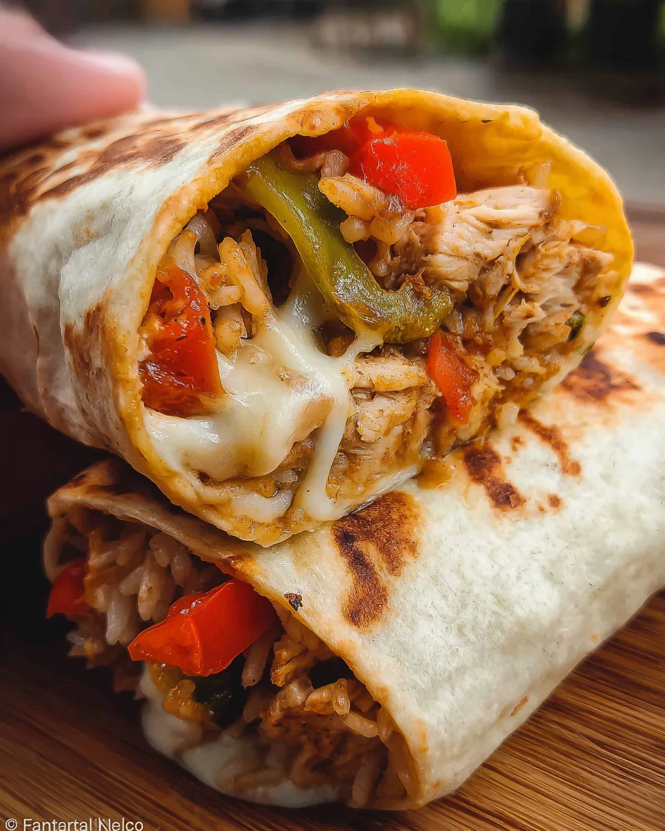 Chicken Fajitas Wrap