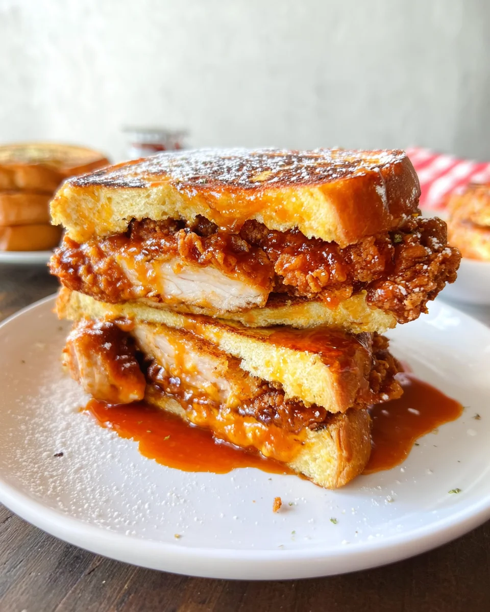 French Toast Fried Chicken Sandwich