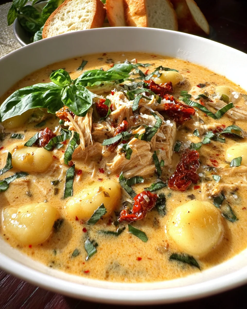 Marry Me Chicken and Gnocchi Soup