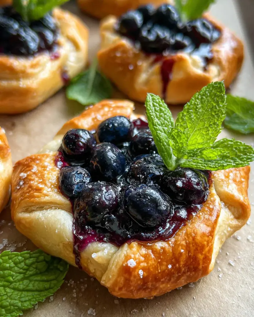 Mini Blueberry Galettes
