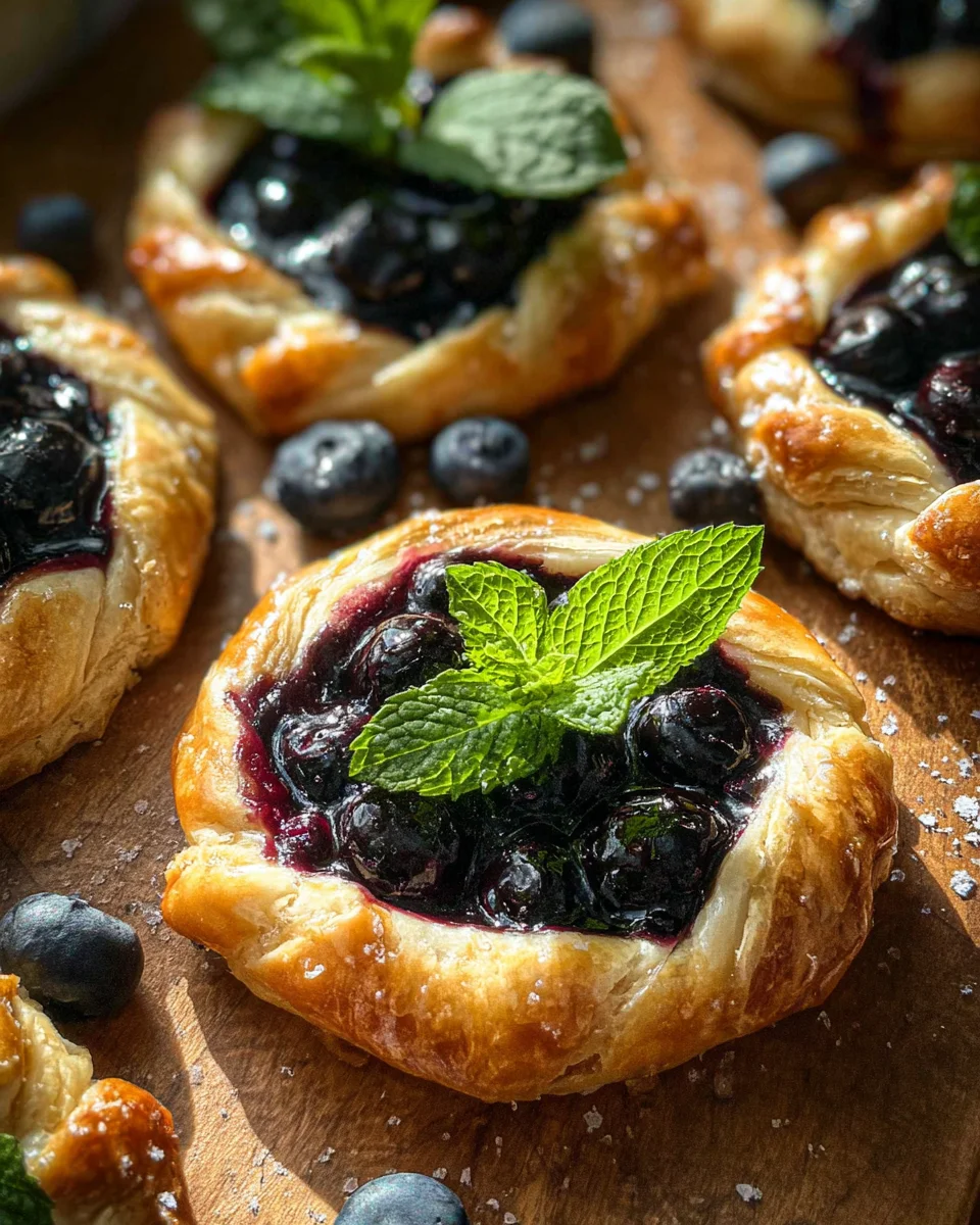 Mini Blueberry Galettes